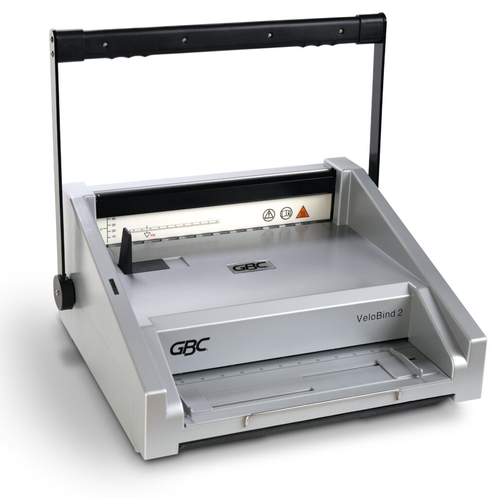 GBC® VeloBind™ 2 Punch and Bind Machine, Binds 500 Sheets, Punches 20 ...